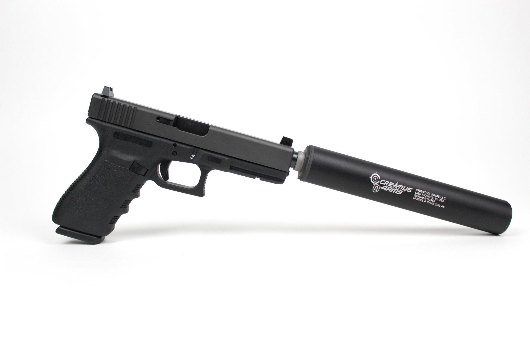CA45 Pistol Suppressor – Creative Arms LLC.